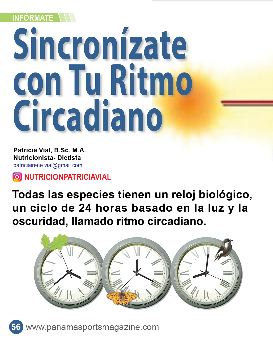SINCRONIZATE CON TU RITMO CIRCADIANO | Panama Sports Magazine